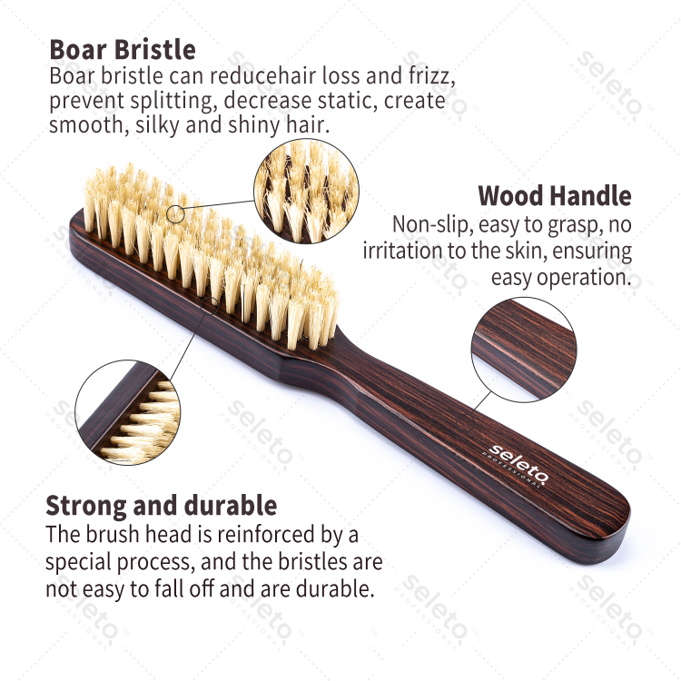 Wholesale Barber Natural Wooden Hair Comb And Brushes Shaving Beard ...