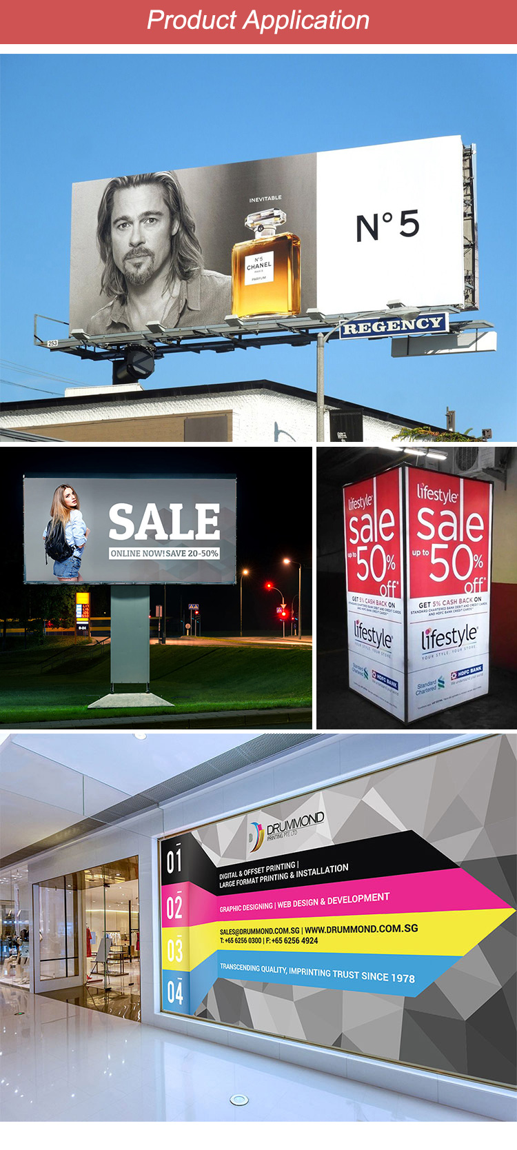 Printable Frontlit Flex Banner Factory Price Pvc Printable Vinyl Roll 200d*300d 18*12 260gsm ...