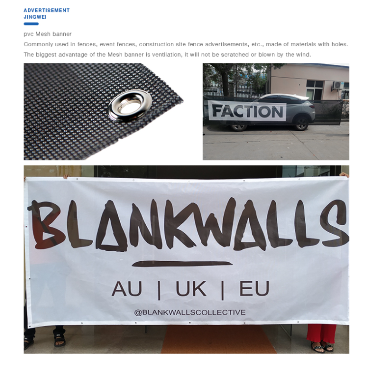 Buy Wholesale China Mesh Pvc Hang Banners Fence Scrim Vinyl Banner ...