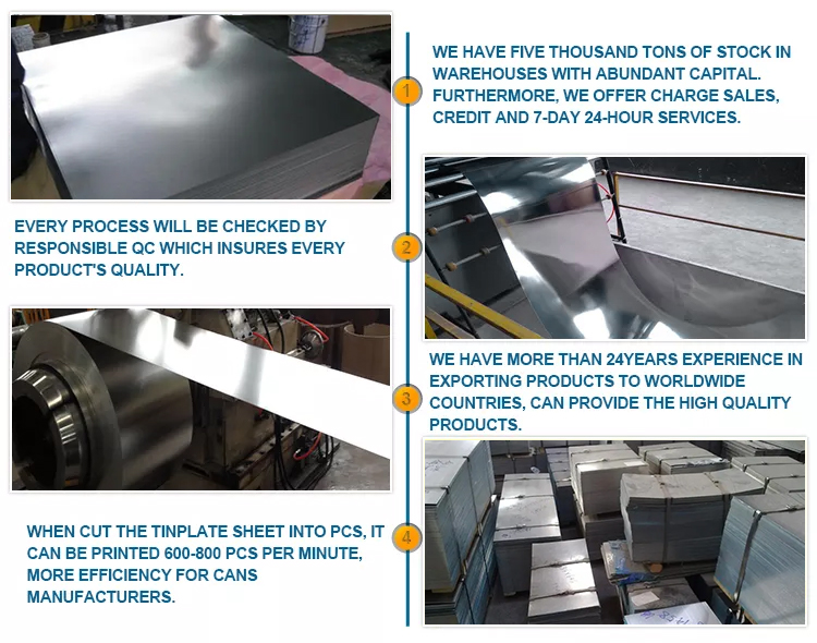 China Supplier High Quality Tin Plate Food Grade Tin Coil Electrolytic ...