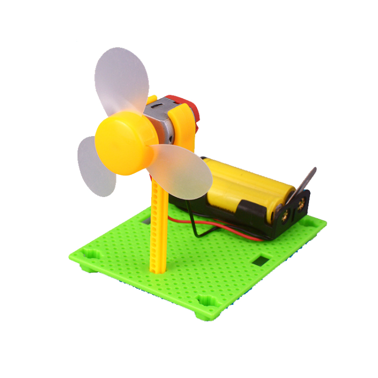 Stem Homemade Electric Fan Wind Up Toys Wind Generator Electricity ...