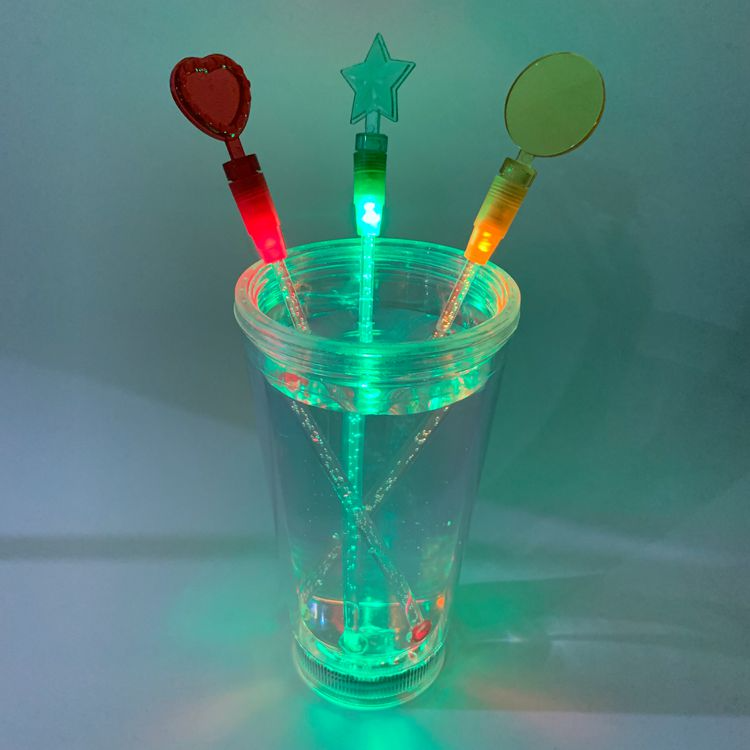 Buy Wholesale China Bar Tools Colorful Plastic Swizzle Sticks Light Up ...