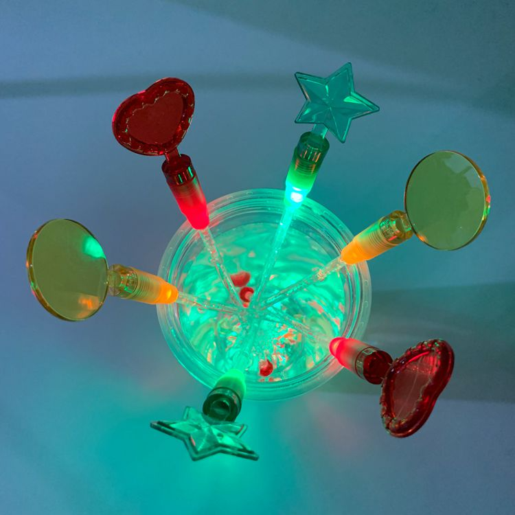 Buy Wholesale China Bar Tools Colorful Plastic Swizzle Sticks Light Up ...