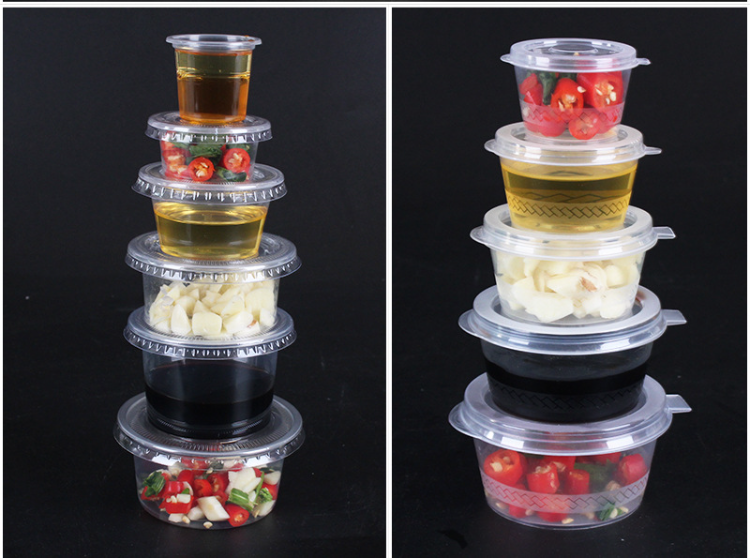 4oz Jello Shot Cups Condiment Pudding Cups Sauce Dipping Salad Dressing ...