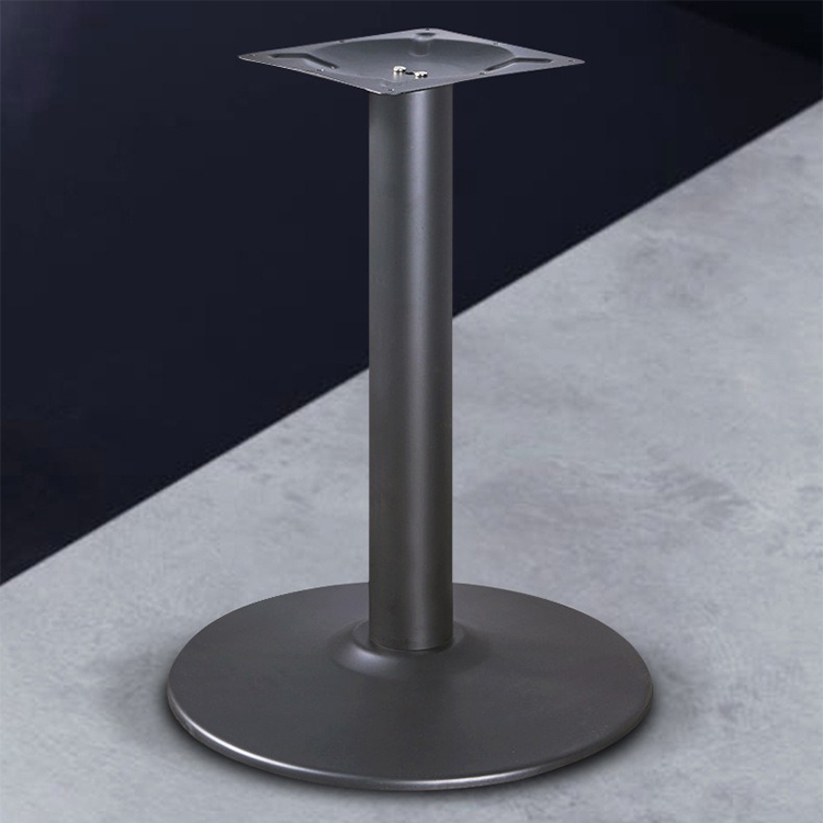 Bar Pedestal Base Table Leg Tulip Center Cast Iron Black Dining Metal ...
