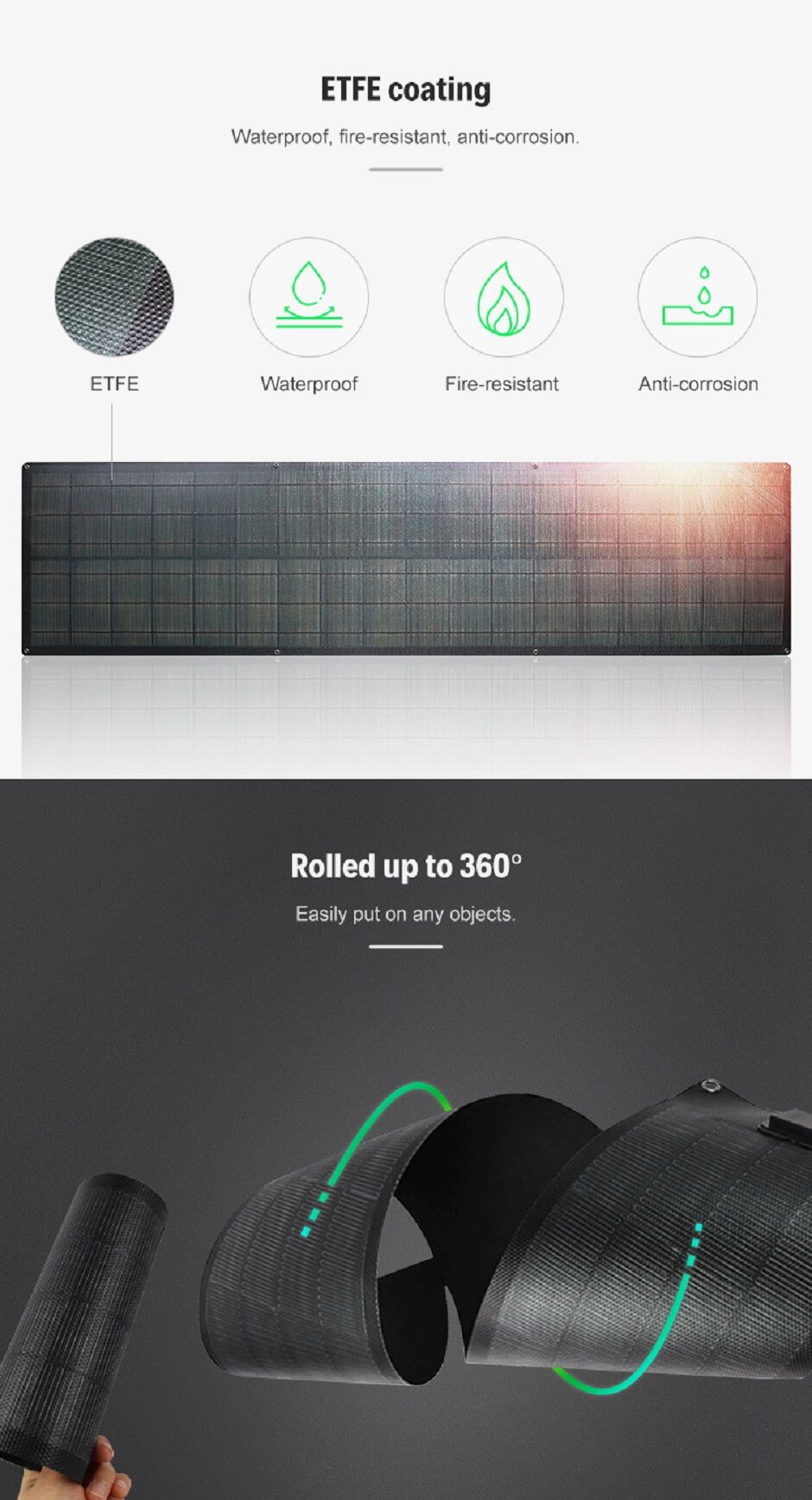 Buy Wholesale China Us Warehouse Solar Flexible Panels High Efficiency ...