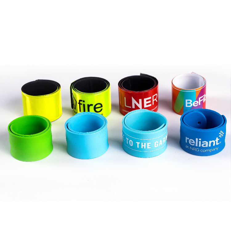 Slap Bracelet Custom Printed Silicone Pvc Slap Band Wristband - China ...