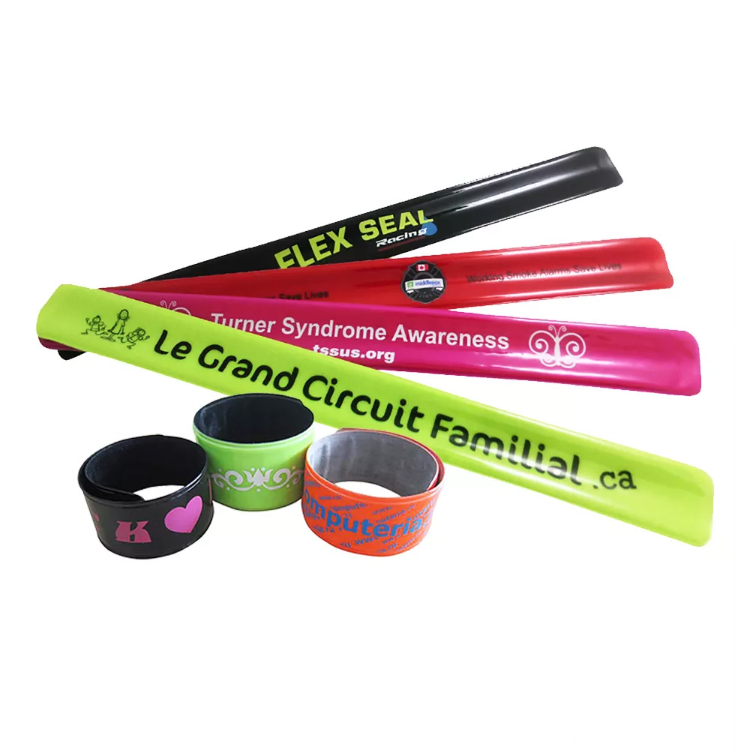 Slap Bracelet Custom Printed Silicone Pvc Slap Band Wristband - China ...