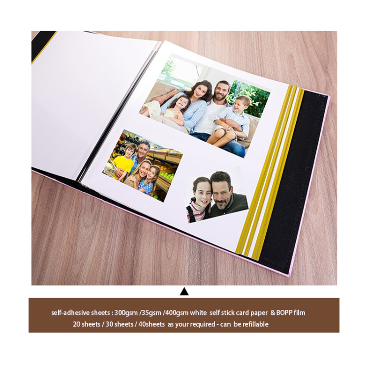 Refillable Scrap Book Photo Albums Gold Color Acrylic Wedding Photo ...