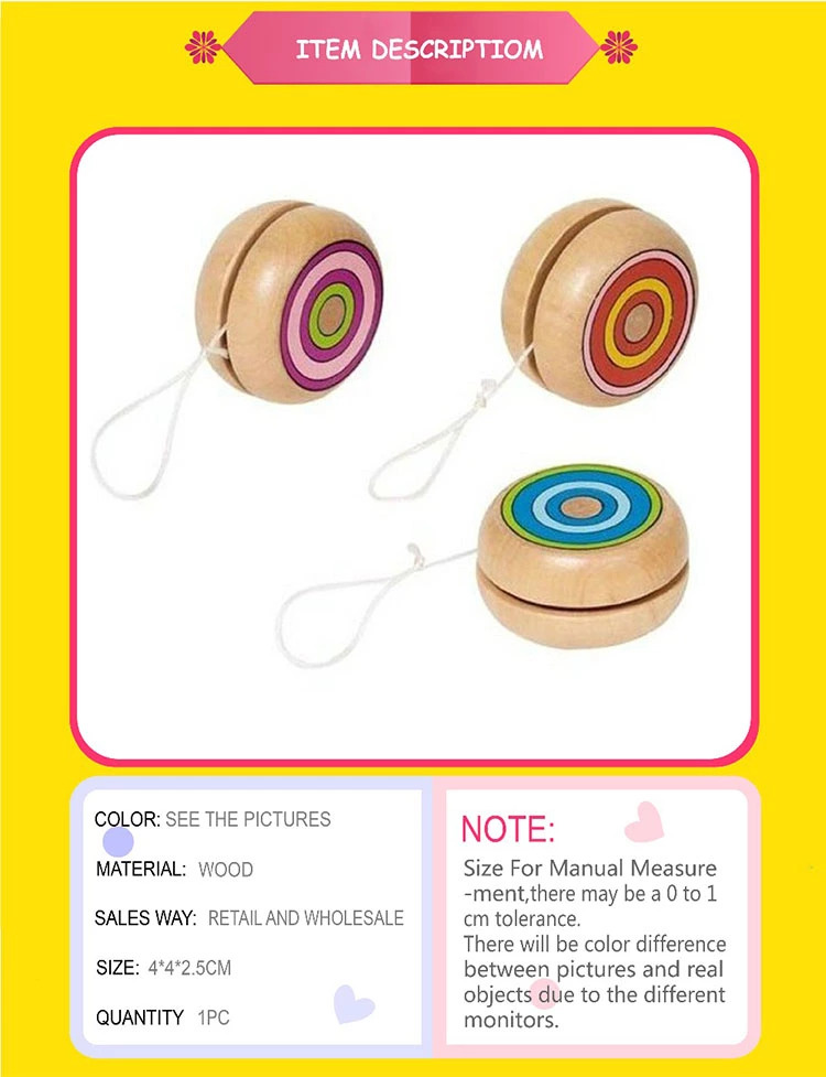 Customized Animal Children's Puzzle Cartoon Fancy Yo-yos, Wooden ...