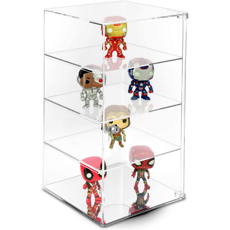 Buy Wholesale China Custom Clear Lucite Locked 360 Rotate Tower Display ...