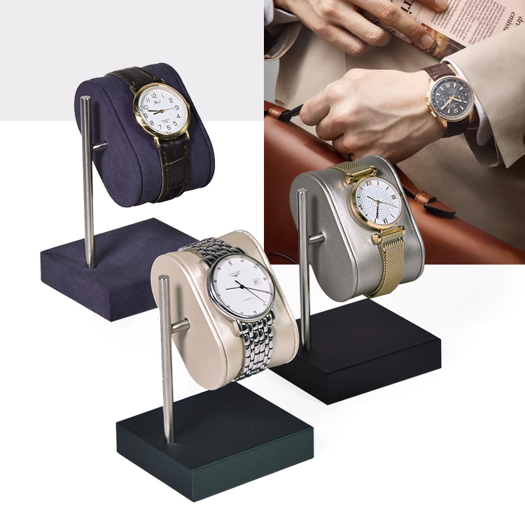 2021 New Factory Hot Sale Wooden Base Glossy Two-color Family Watch ...