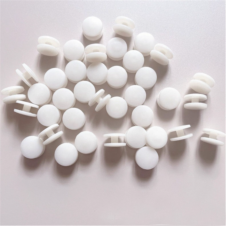 Plastic Two Parts White Clip Snap Button, White Resin Plastic Clip Snap ...