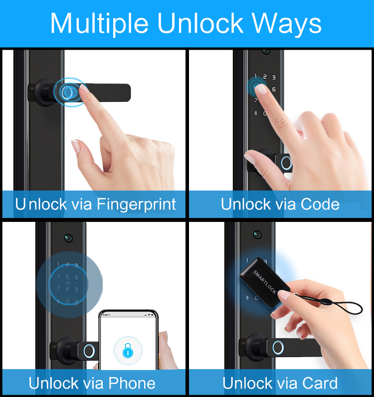 Buy Wholesale China Tuya Wifi App Smart Cat Eye Door Lock Automatic ...