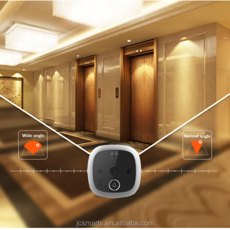 Exitec Digital Door Viewer Magic Eye Door Fisheye Camera With Ir ...