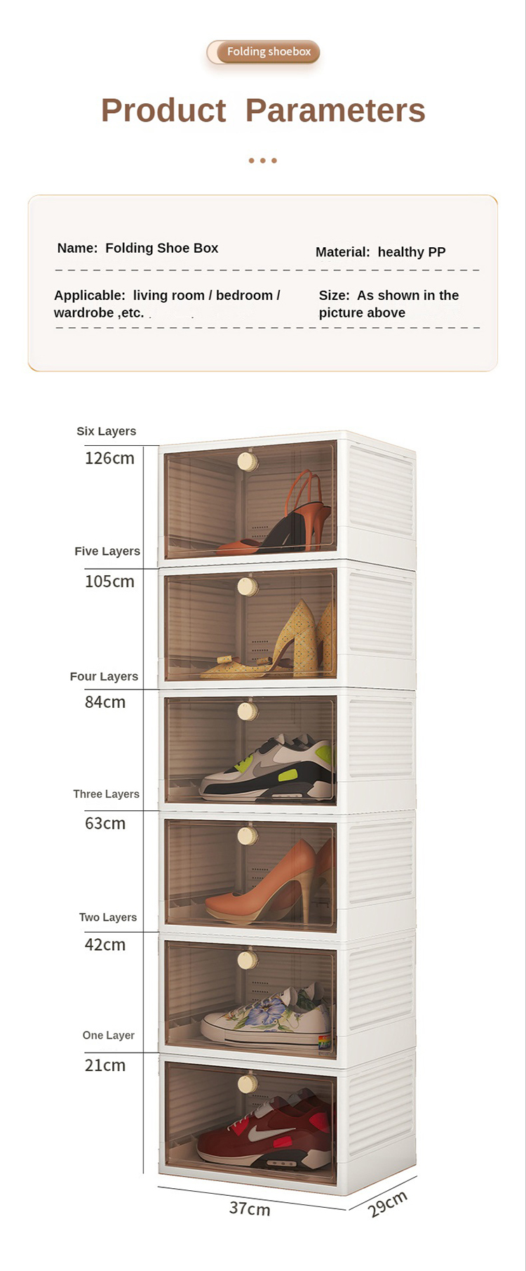 Buy Wholesale China Sesame Hot Sell Low Price Stackable Folding Shoe ...