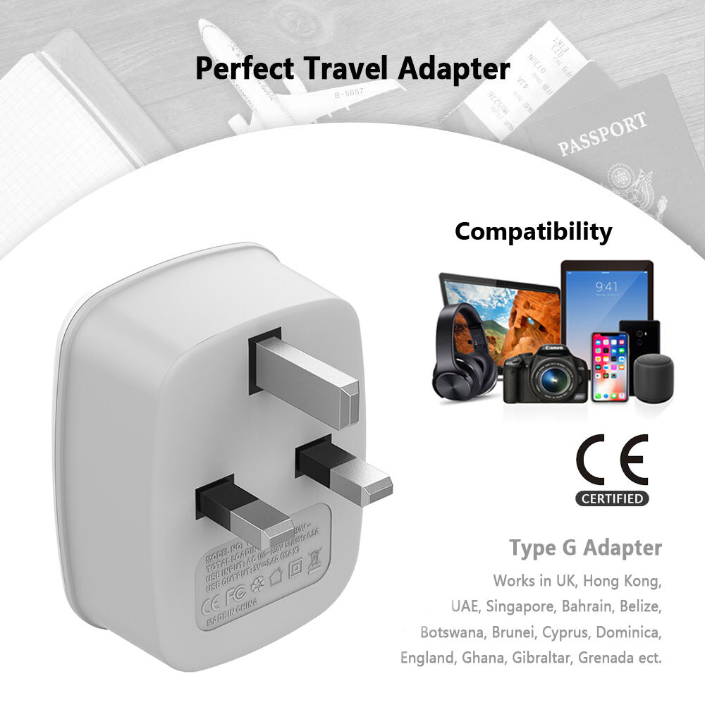 Buy Wholesale China B2b Wholesale Tessan 3 In 1 Us To Uk Travel Adapter ...