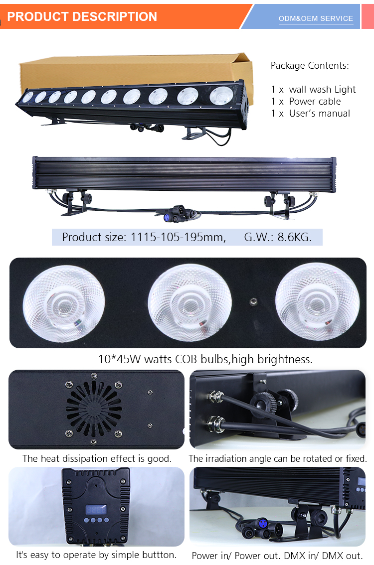 Buy China Wholesale Vltg Outdoor Led Strip Wash Light Dmx Rgbw Wall ...