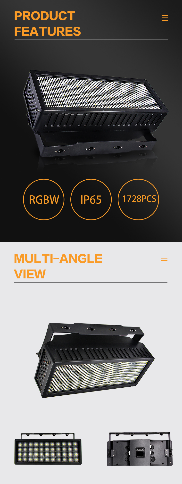 Outdoor 1728*1w Led Store Light Multi Color Dj Stage Lighting Events ...