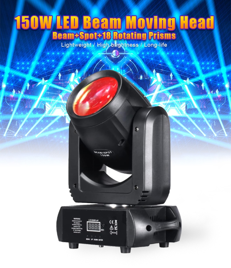 Buy Wholesale China Mini Led Moving Head Light 150w Beam+spot+ 18 ...