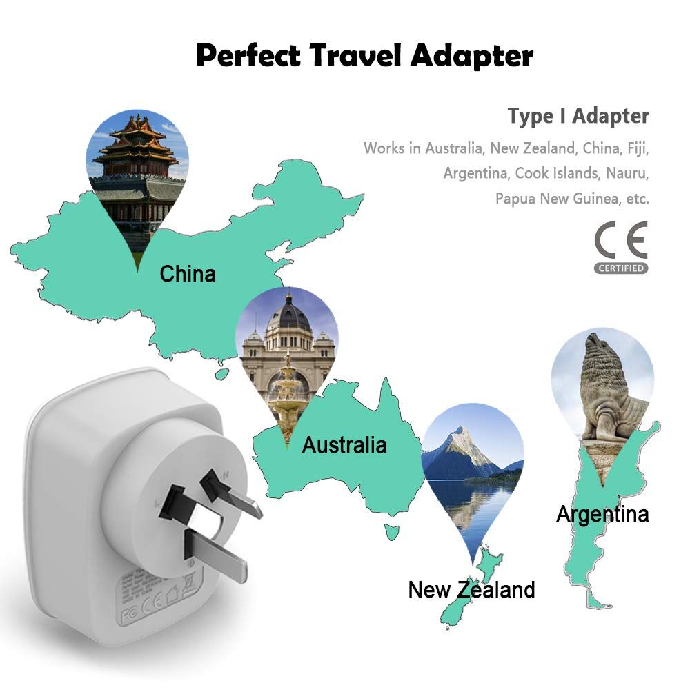 B2b Wholesale Tessan 3 In 1 Us To Za Travel Adapter With 2 Usb-a For ...