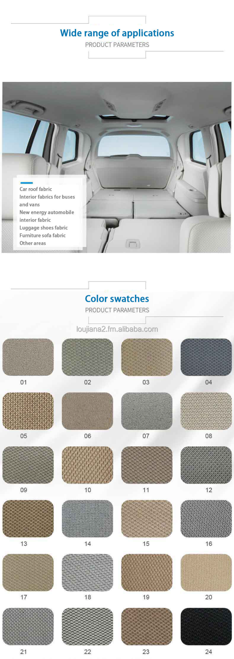 Automotive Interior Headliner Fabrics/car Headliner Foam Materials/car ...