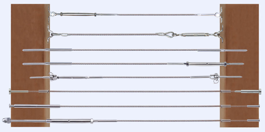 T316 Stainless Steel Cable Railing Swage Threaded Stud Tension End ...