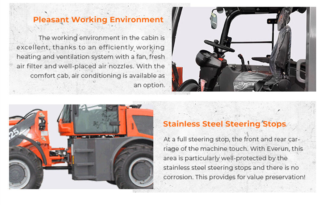 Everun Er425 2.5ton Agricultural Front End Machinery Small Mini Farming ...