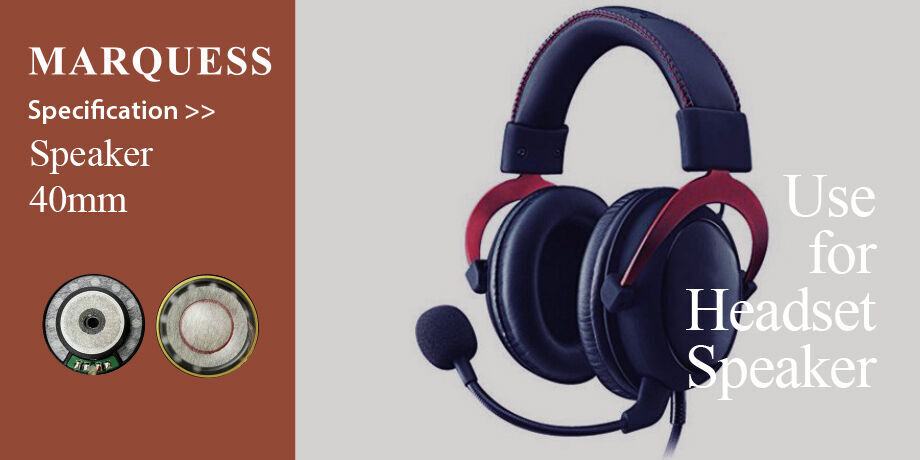 Speaker 40mm 32ohm Silk Diaphragm $2 - Wholesale Taiwan Headsets ...