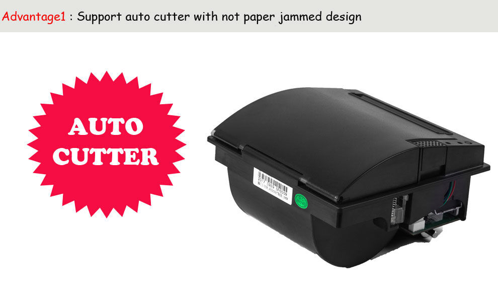 Buy Wholesale China 80mm 3 Inch Ttl Embedded Thermal Receipt Panel ...