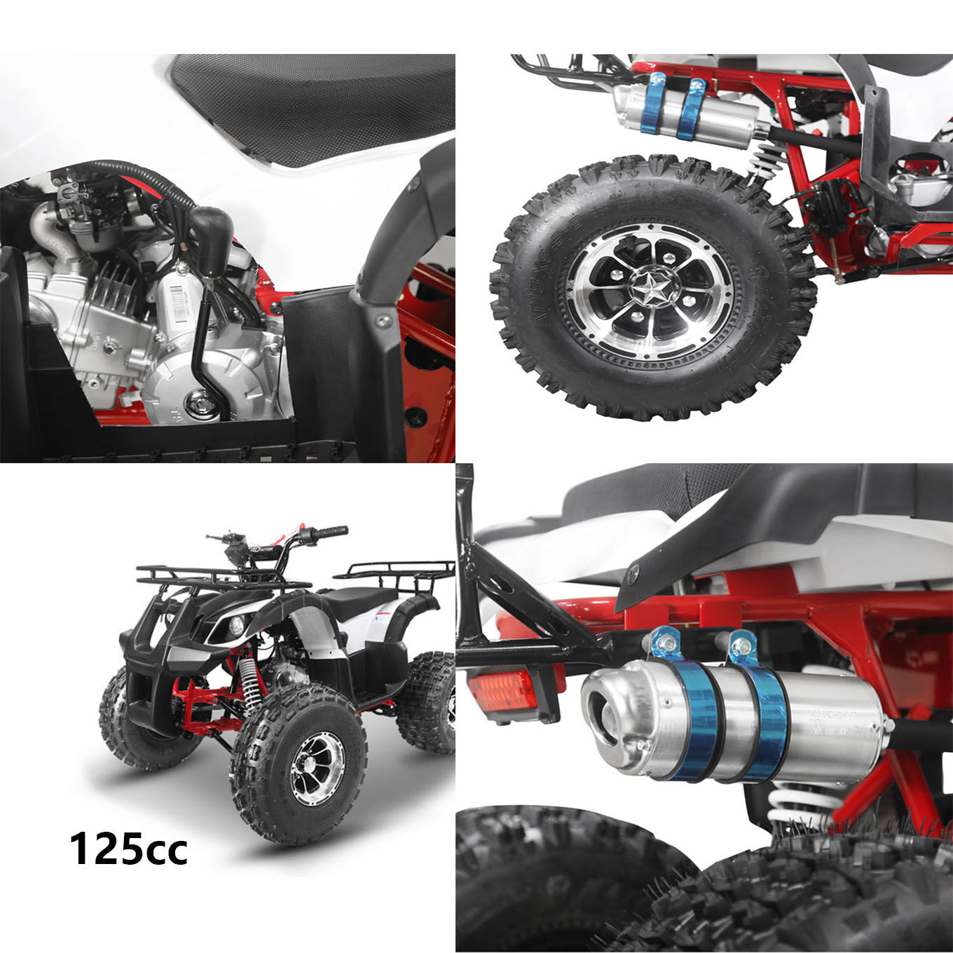 Buy Wholesale China Quad For Mini Tires Motor 125cc Chinese Bike 49cc ...