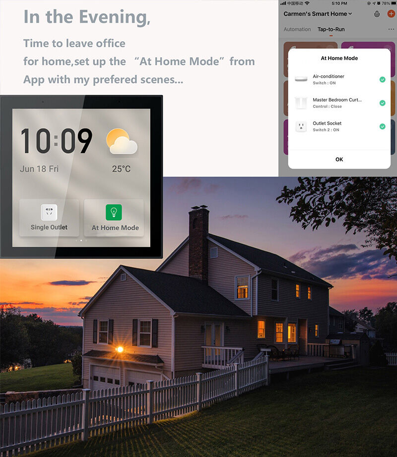 Buy Wholesale China Smart Home Android 4 Inch Touch Screen Wifi Zigbee ...