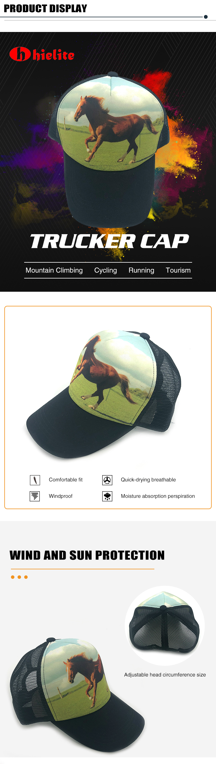 Bulk Buy China Wholesale Sublimation Custom Foam Front And Mesh Back ...