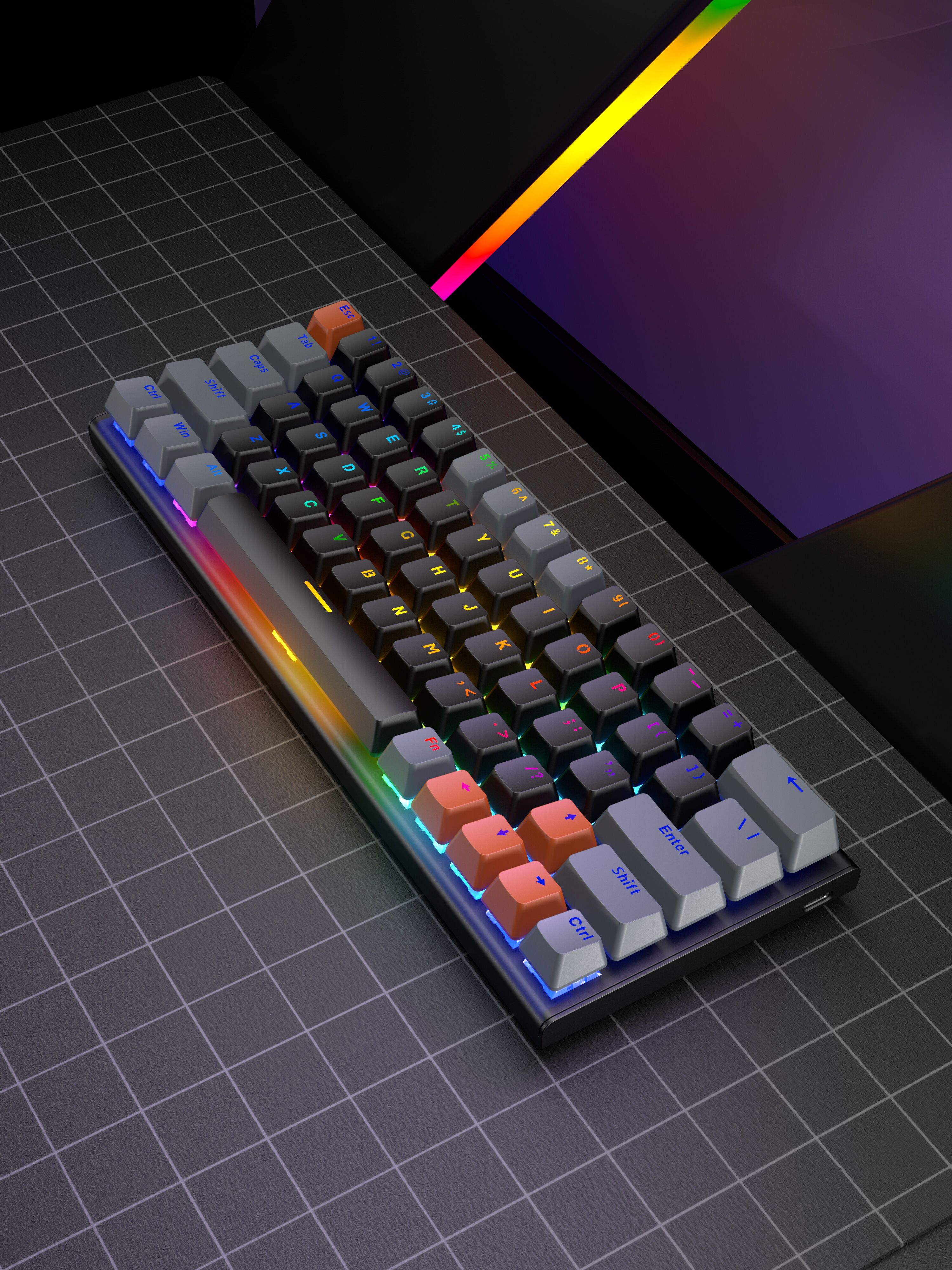 Buy Wholesale China 60% Layout Mini Size Mechanical Keyboard & Mini ...