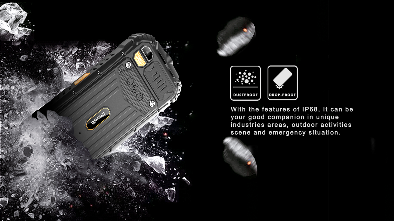 2.4" Slim Emergency Rugged Phone | Ip68 Waterproof| Atex Explosion ...