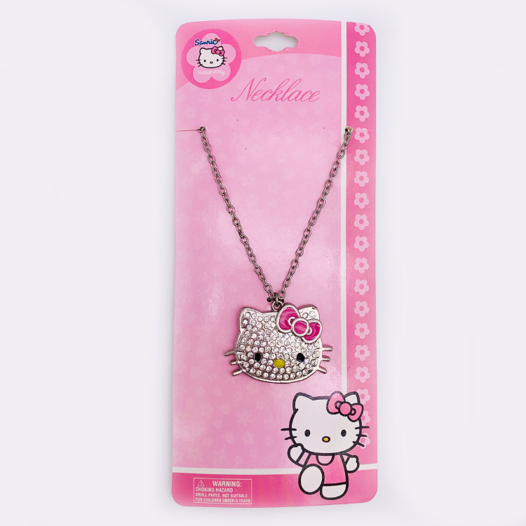 Buy Wholesale China Hello Kitty Necklace Crystal Sterling Silver ...