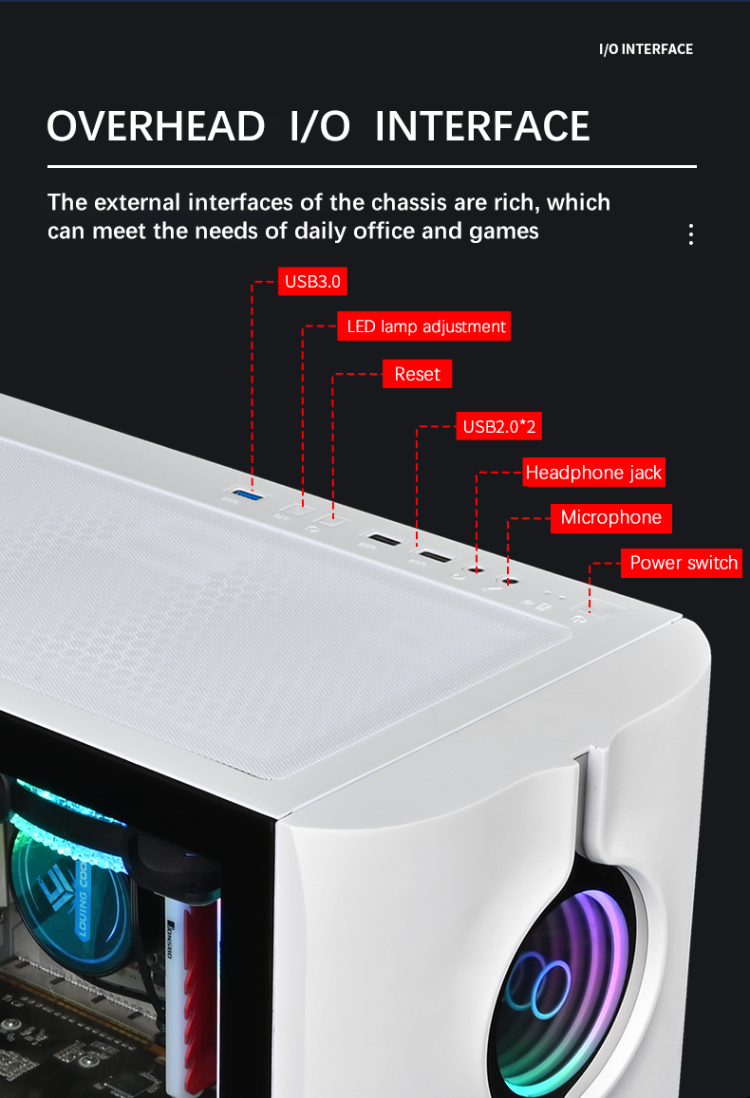 2022 Most Popular High Quality Gaming Pc Desktop Computer Gaming Rgb ...