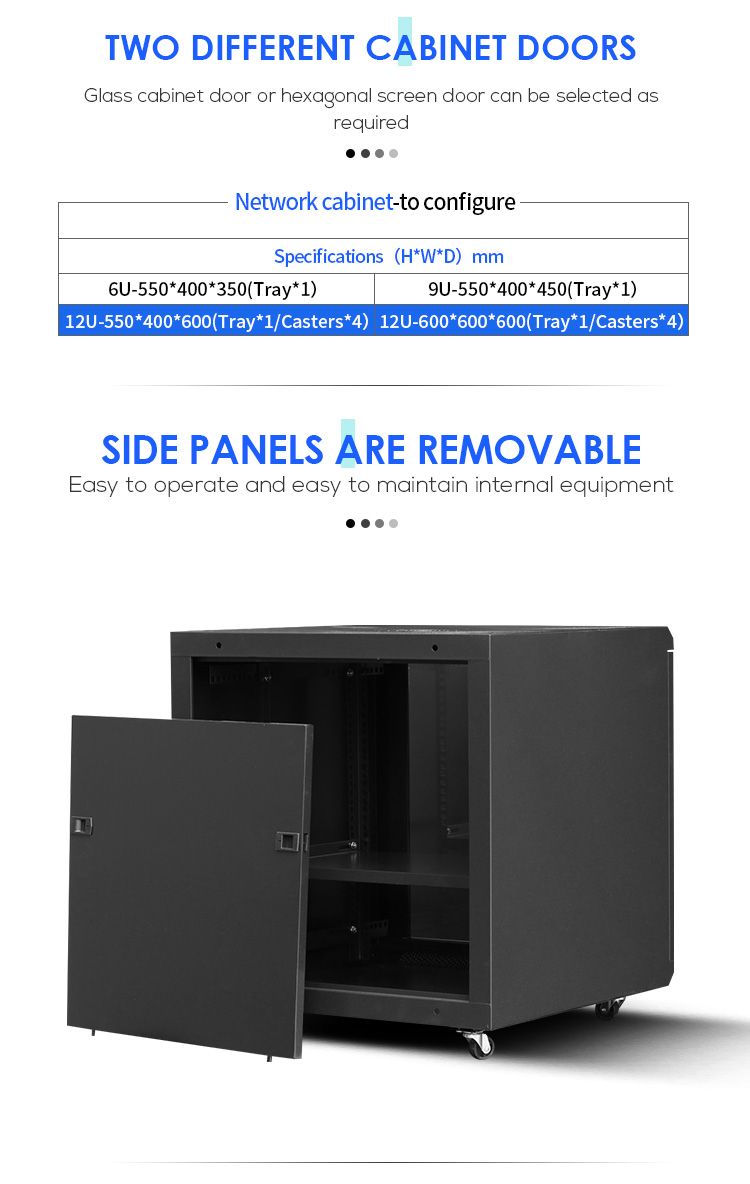 Buy Wholesale China 9u It Data Wall Mounted Network Cabinet Server Rack ...