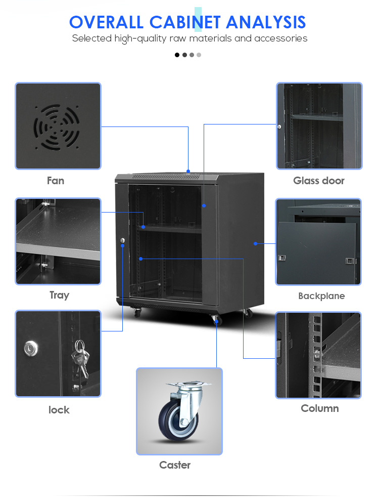 Buy Wholesale China 9u It Data Wall Mounted Network Cabinet Server Rack ...