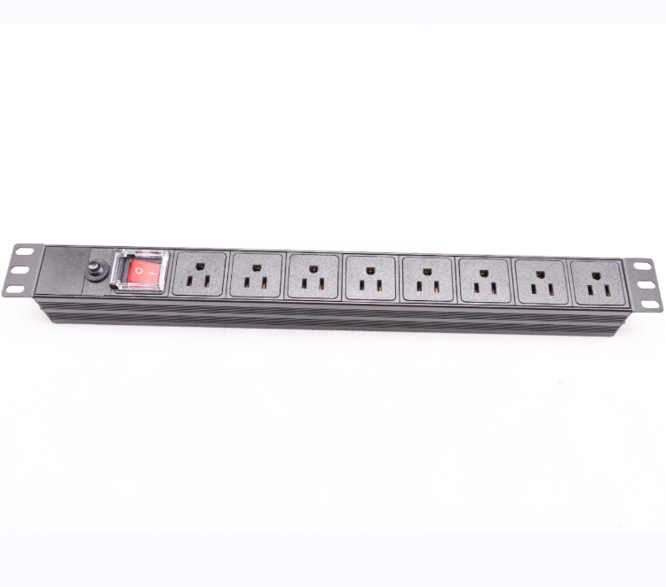 Buy Wholesale China 19" 1u 8 Ways Us Type Sockets Pdu With On-off ...