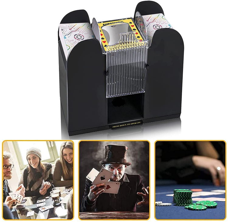 Buy Wholesale China 6 Decks Card Shuffler, Usb-c/battery-operated ...