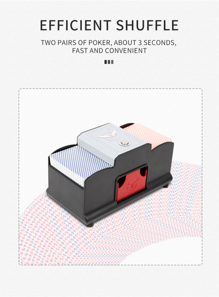 Yh New Design Casino Professional Fully Automatic 1-2 Decks Plastic ...