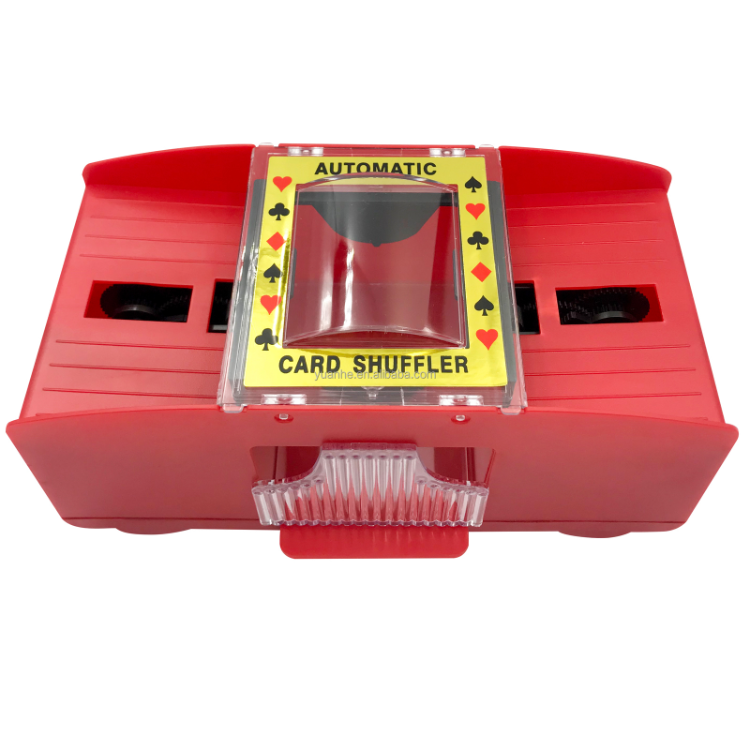 Yuanhe Red Casino 2-deck Automatic Card Shuffler - Explore China ...