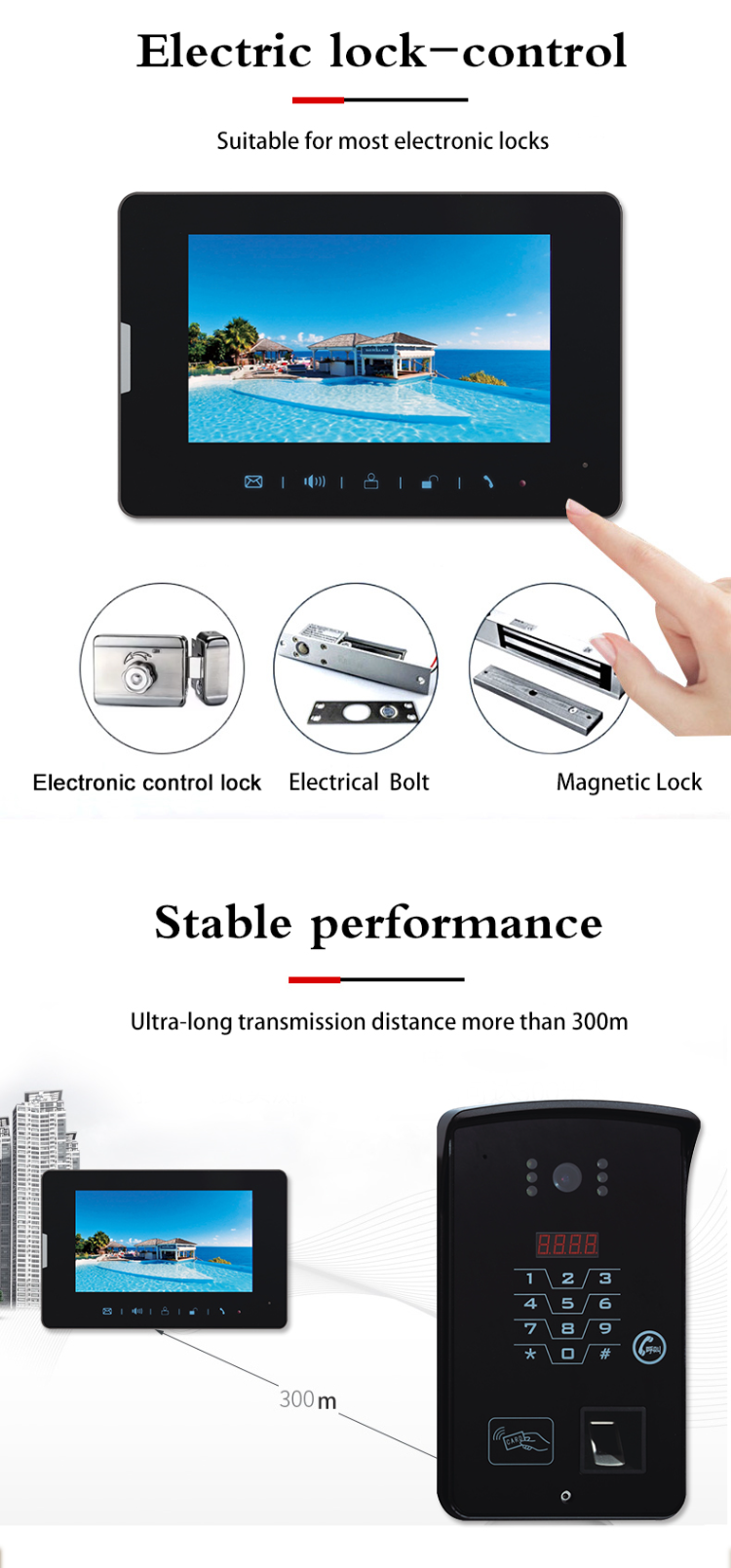 Buy Wholesale China 2022 Video Door Phone Small Building Intercom ...