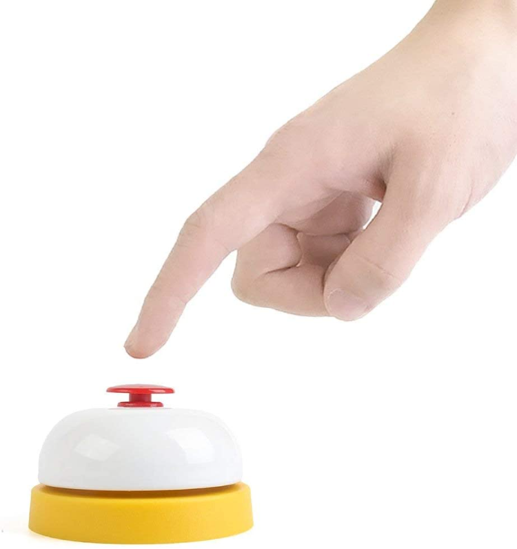 Hot Sale Customize White Color Call Bell Held Tea Office School ...
