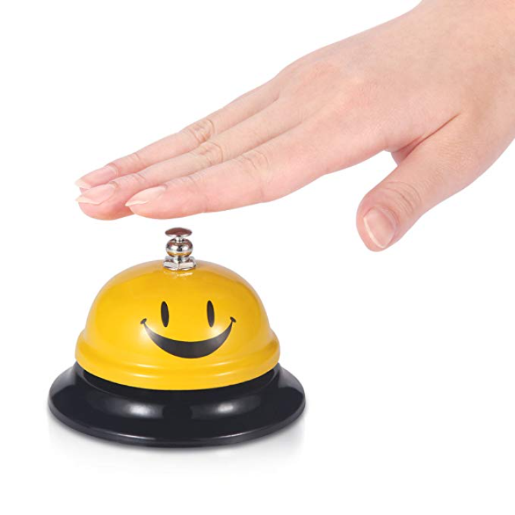 Hot Sale Customize White Color Call Bell Held Tea Office School ...