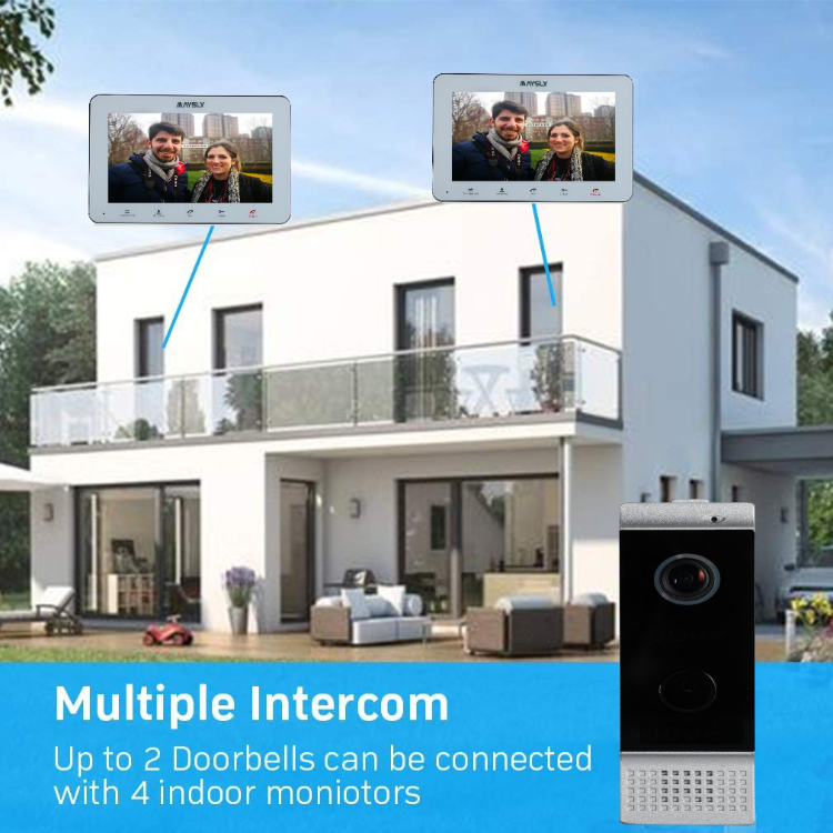 2 Wire Intercom Support Key-unlock, Call Transfer, And Monitoring ...