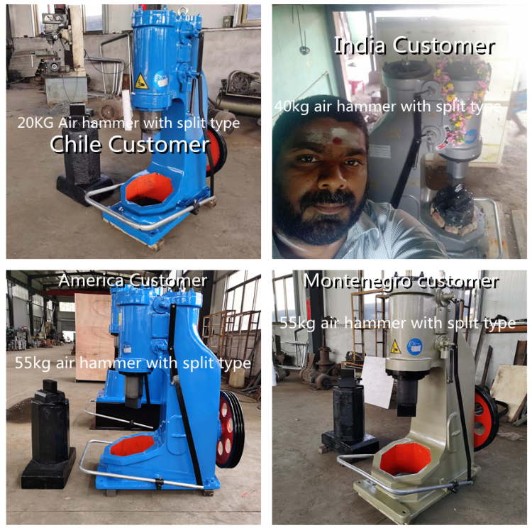C41 - 55 Kg Air Power Hammer Forging Machine For Metal - China ...