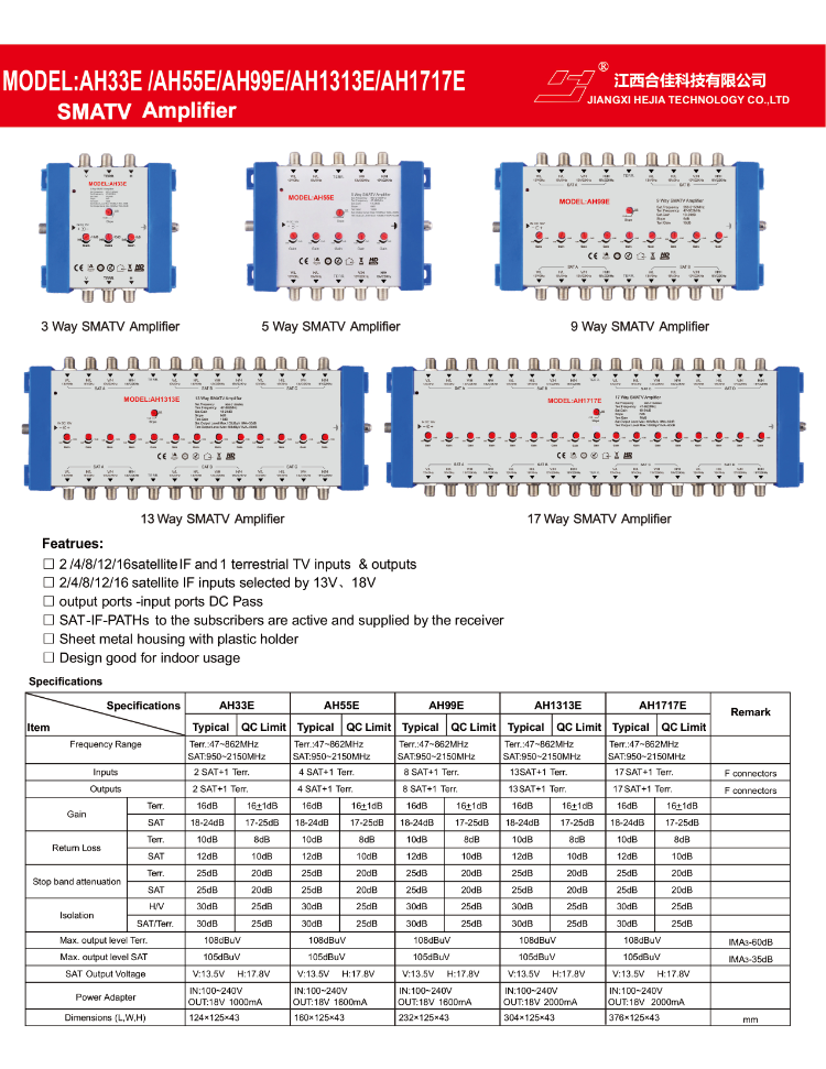 Buy Wholesale China 5x5x24 Cascade Satellite Multiswitch Professional ...