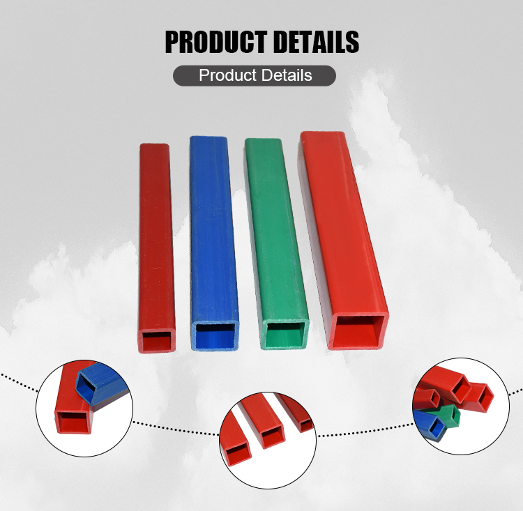 Professional Manufacturer Supply Impact Resistance Square Tube Plastic ...